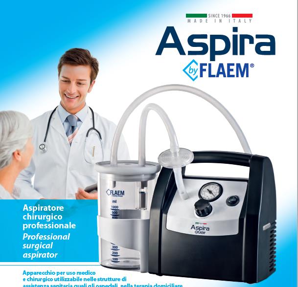 FLAME PORTABLE SUCTION UNIT MODEL Aspira AS20P00